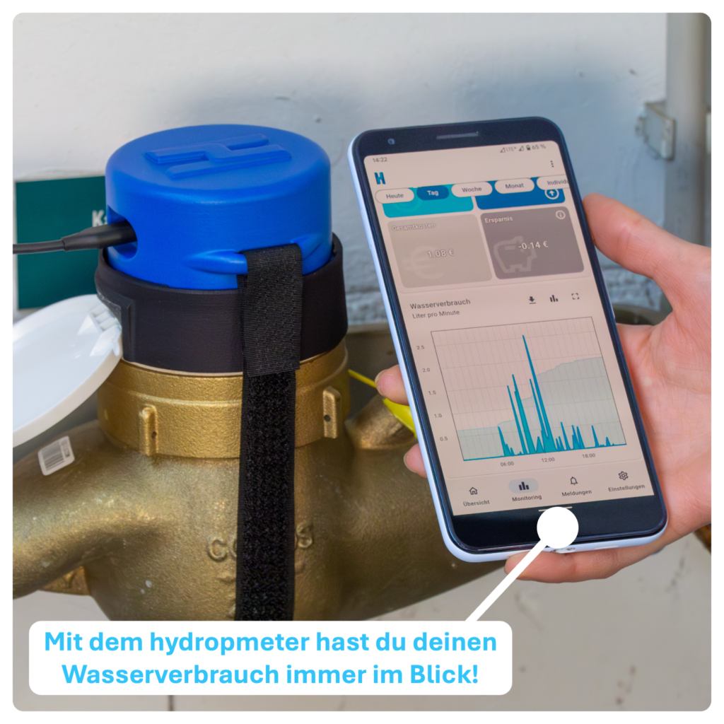 hydropmeter: Dein Wasserverbrauch immer im Blick - hydrop